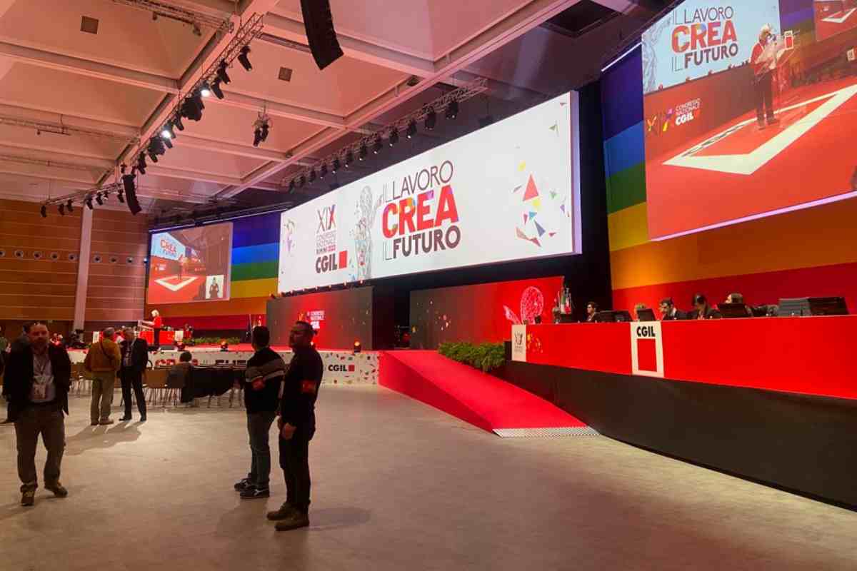 LIVE Congresso Cgil: attesa per l'intervento di Giorgia Meloni